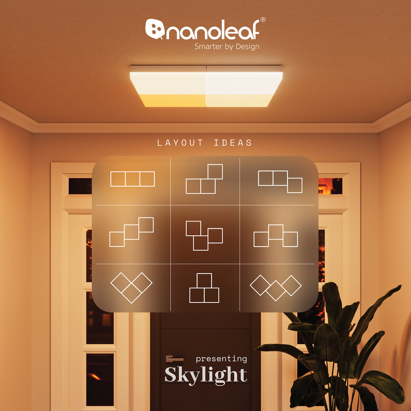 Nanoleaf Skylight Starter Pack (3 Panels) – Aurazoe